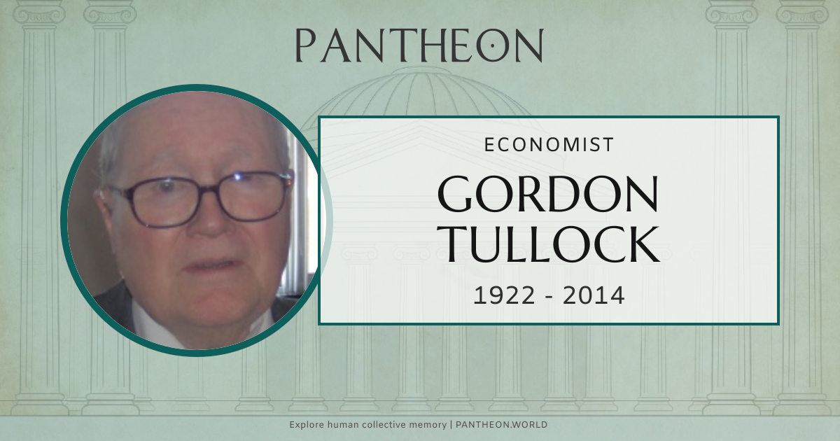 Gordon Tullock Biography | Pantheon