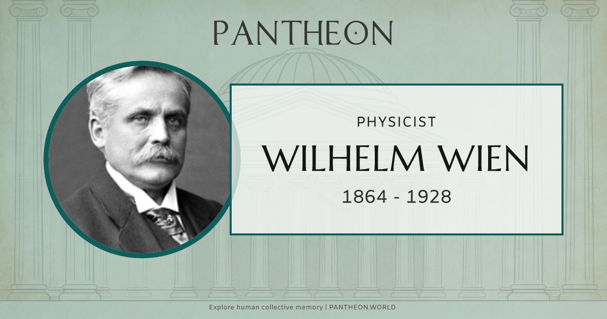 Wilhelm Wien Biography | Pantheon