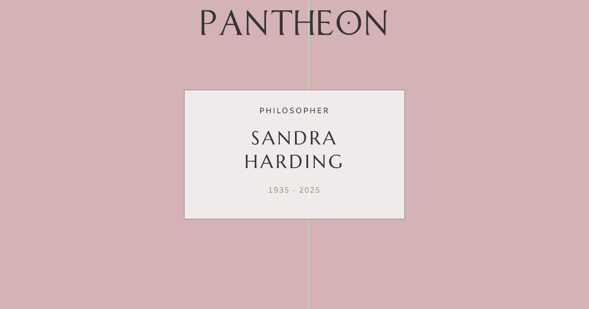 Sandra Harding Biography | Pantheon
