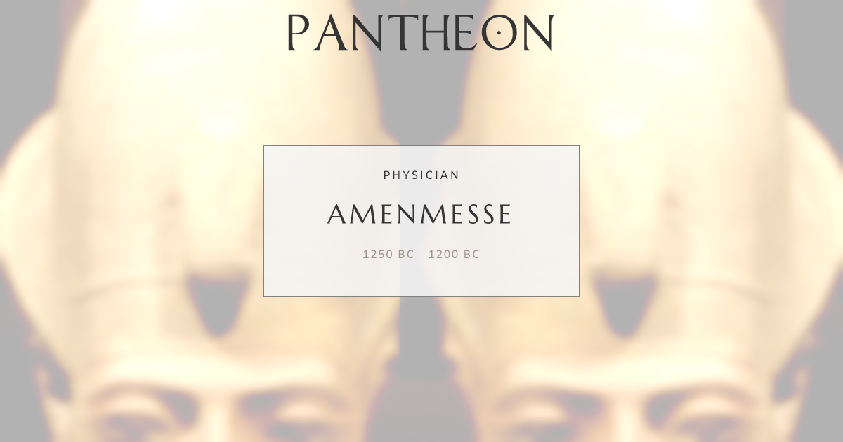 Amenmesse Biography | Pantheon