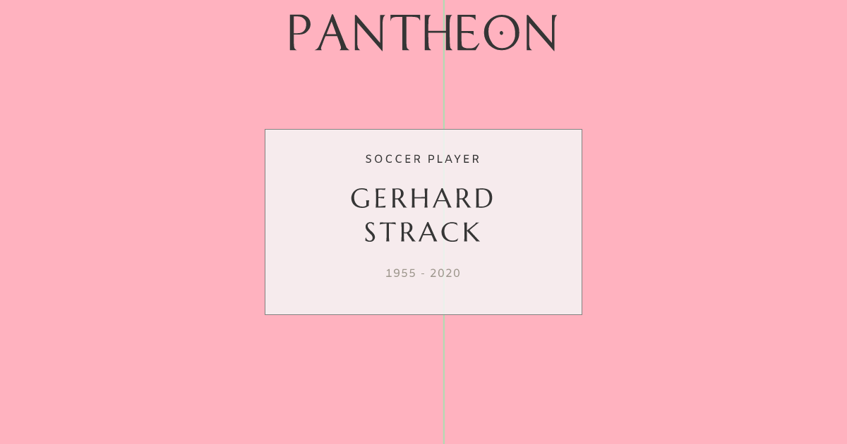 Gerhard Strack Biography | Pantheon