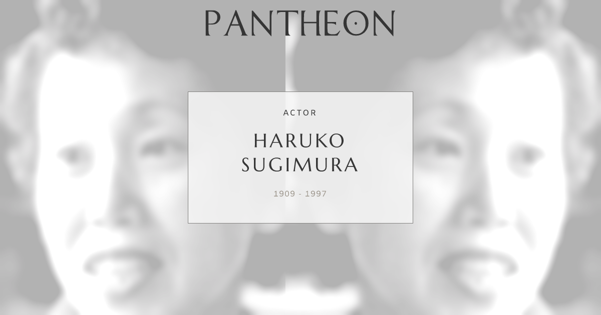 Haruko Sugimura Biography | Pantheon