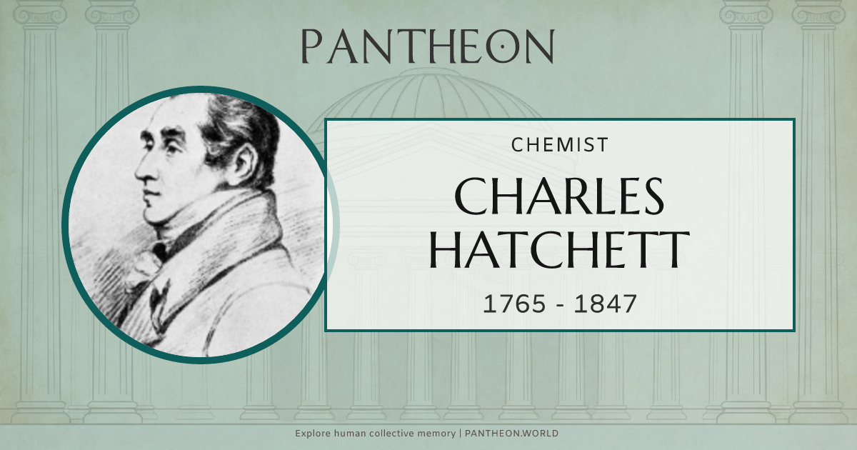 Charles Hatchett Biography | Pantheon