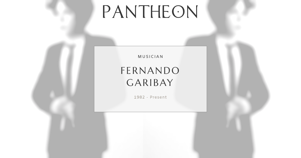 Fernando Garibay Biography | Pantheon