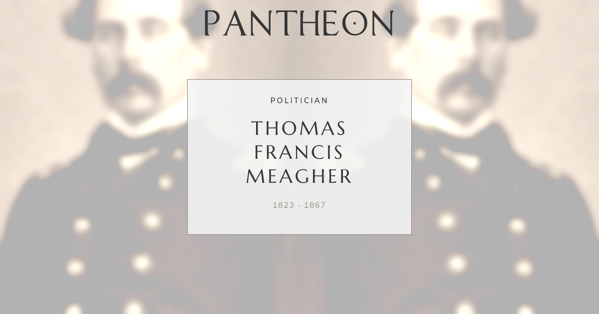 Thomas Francis Meagher Biography | Pantheon
