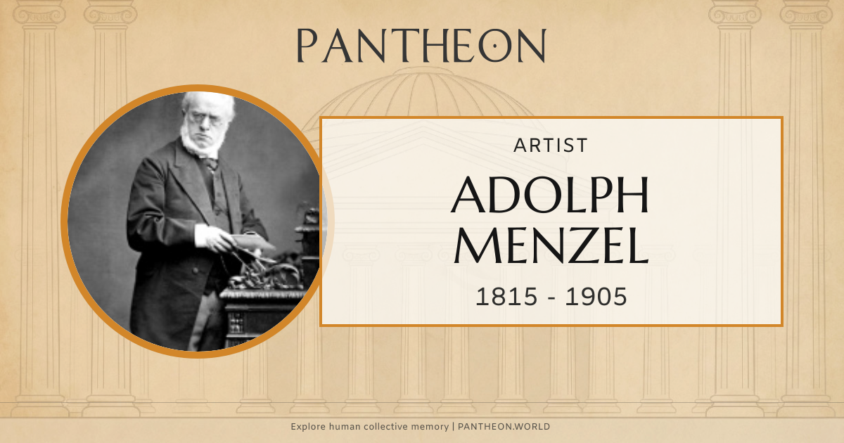 Adolph Menzel Biography | Pantheon
