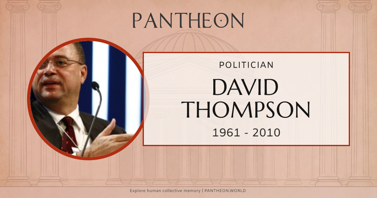 David Thompson Biography | Pantheon