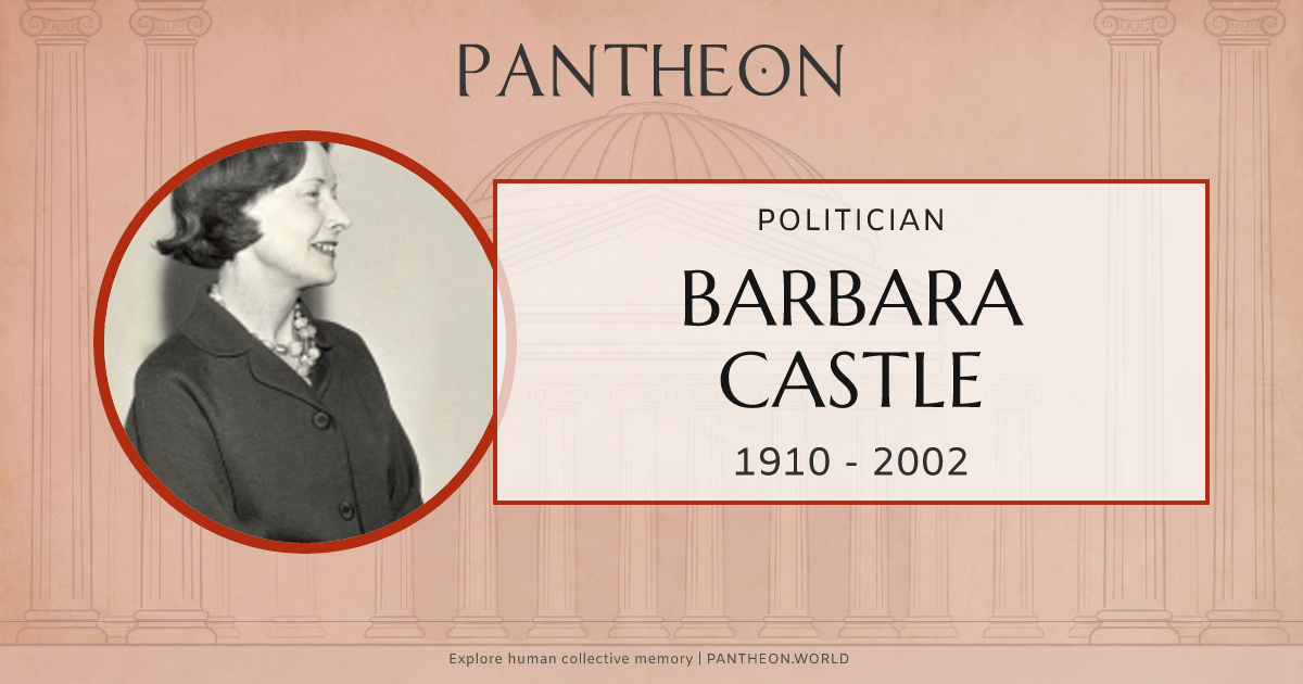 Barbara Castle Biography | Pantheon