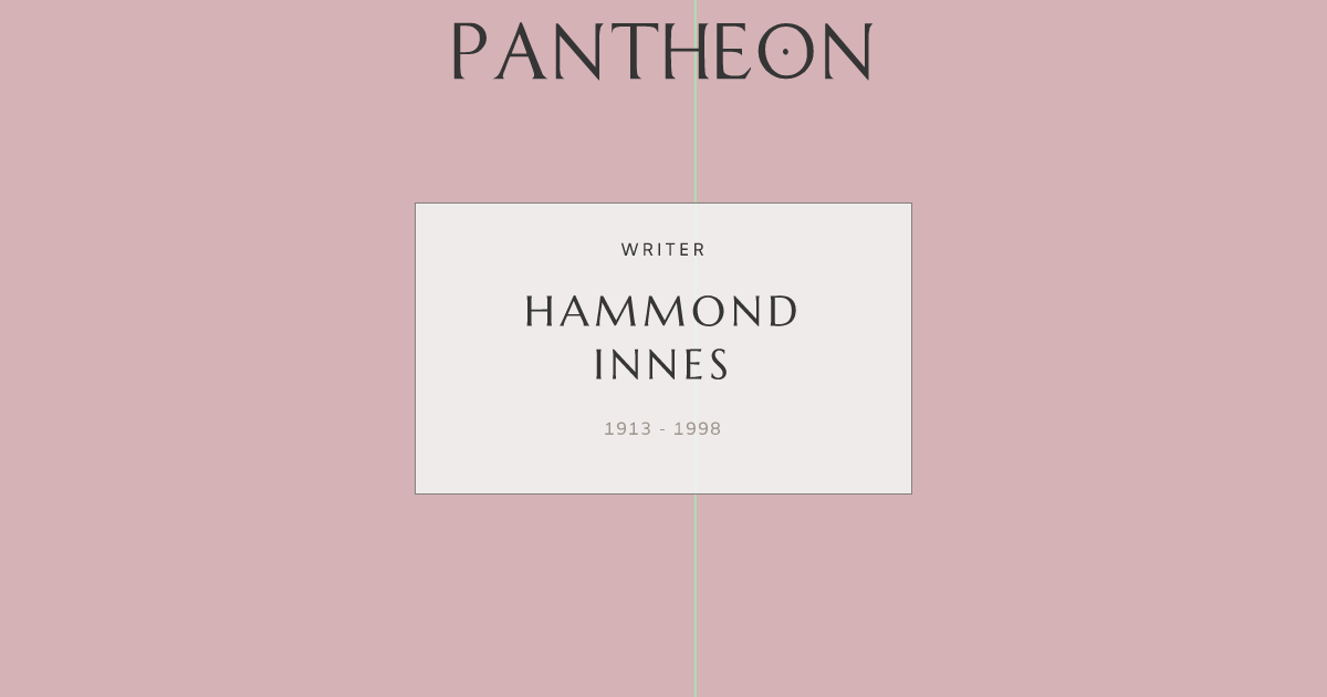 Hammond Innes Biography | Pantheon