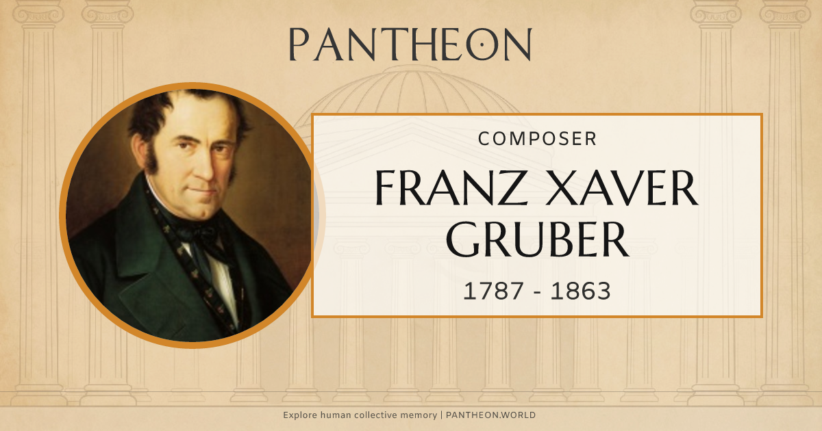 Franz Xaver Gruber Biography | Pantheon