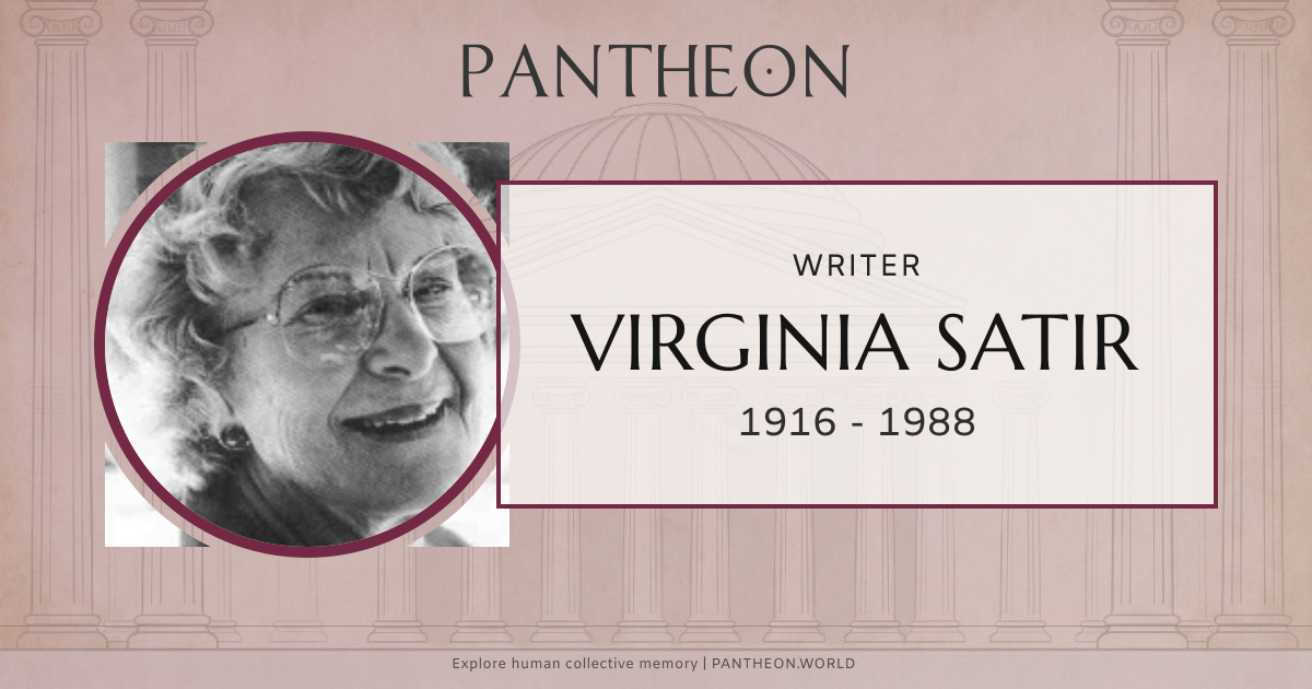 Virginia Satir Biography | Pantheon