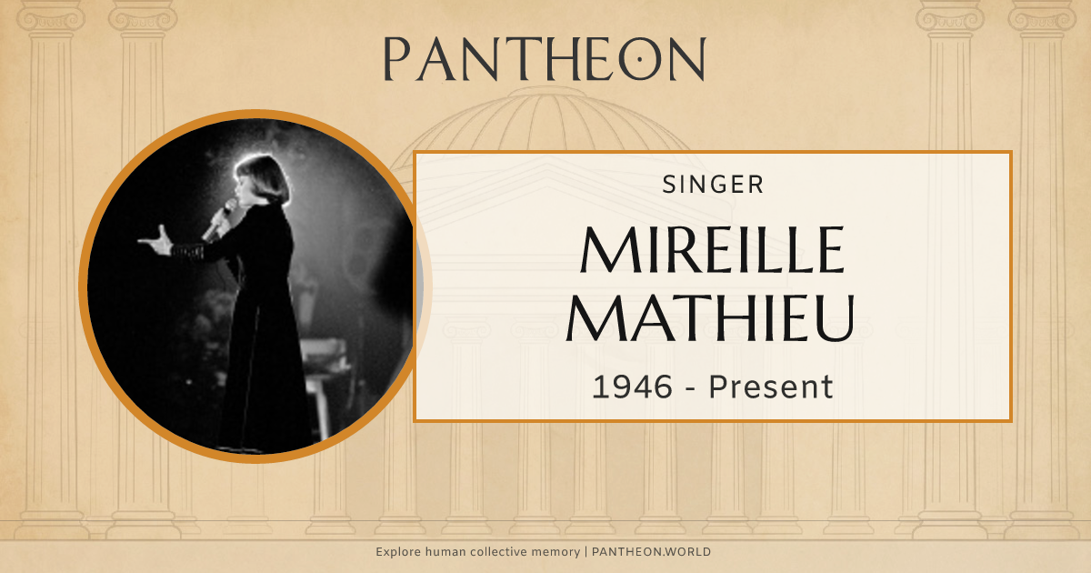 Mireille Mathieu Biography | Pantheon