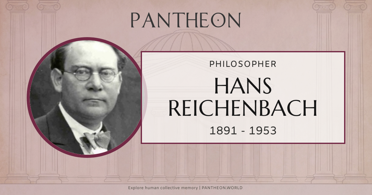 Hans Reichenbach Biography | Pantheon