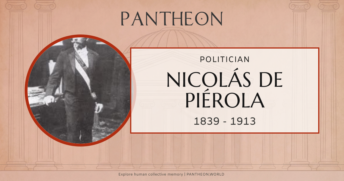 Nicolás de Piérola Biography | Pantheon