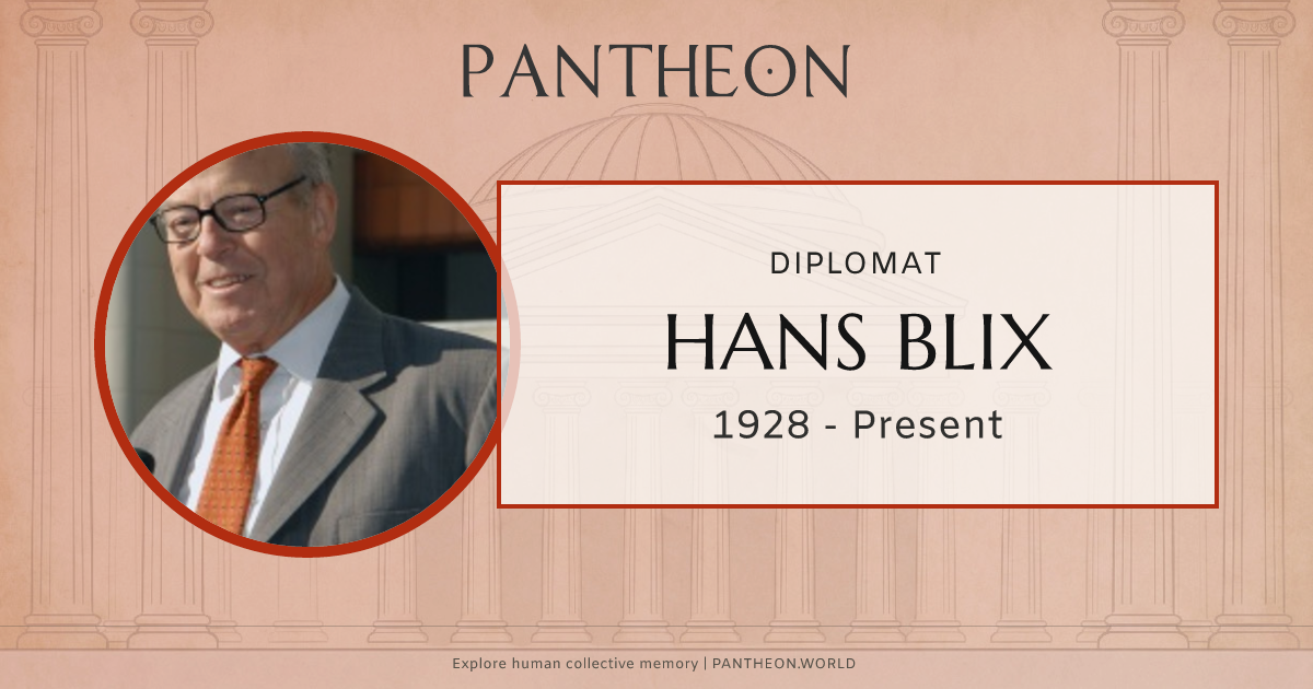 Hans Blix Biography | Pantheon