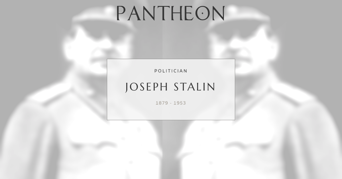 Joseph Stalin Biography | Pantheon