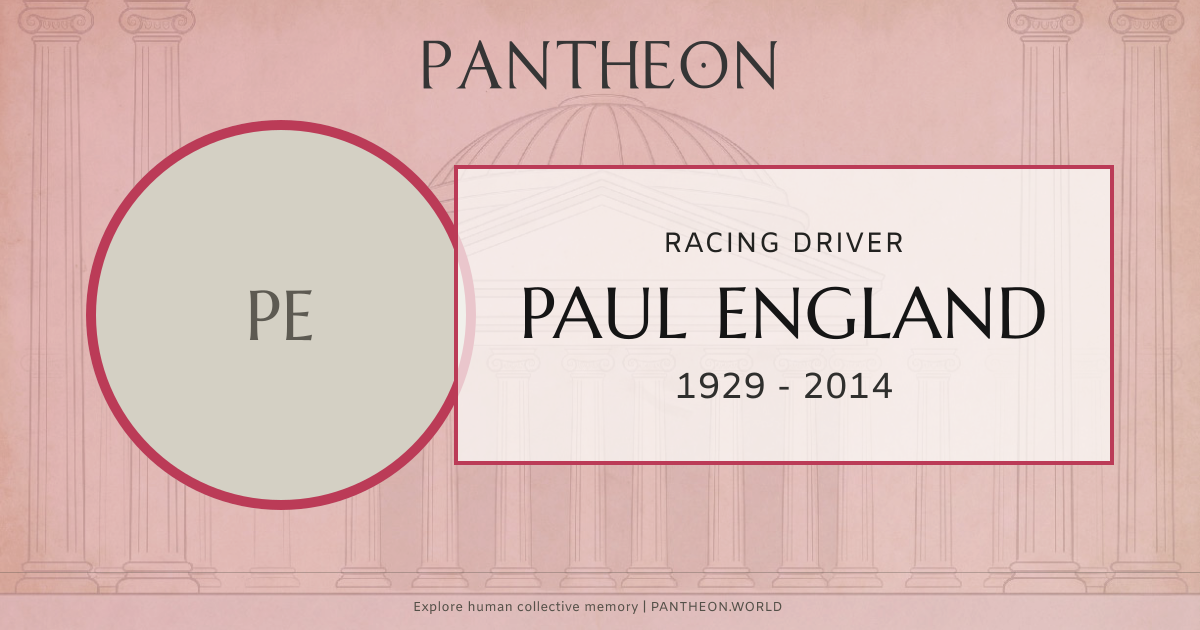 Paul England Biography | Pantheon