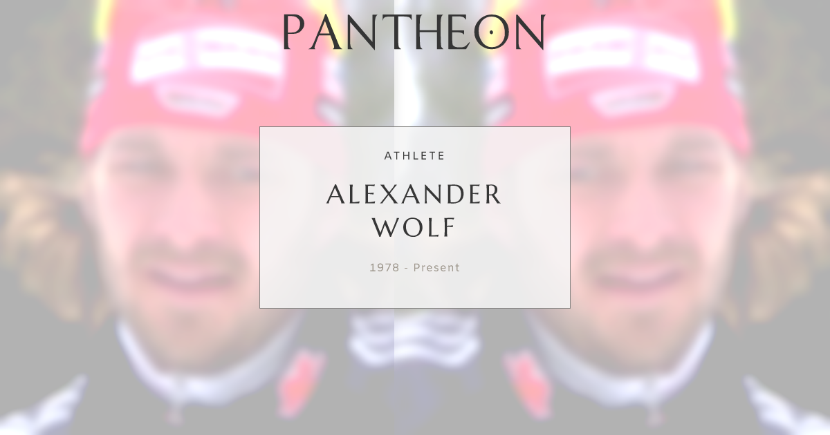 Alexander Wolf Biography | Pantheon
