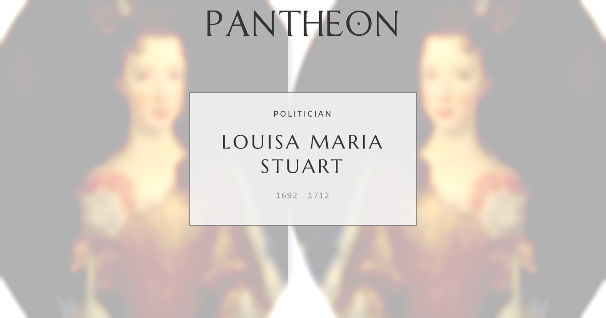 Louisa Maria Stuart Biography | Pantheon