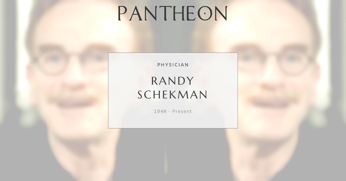 Randy Schekman Biography | Pantheon