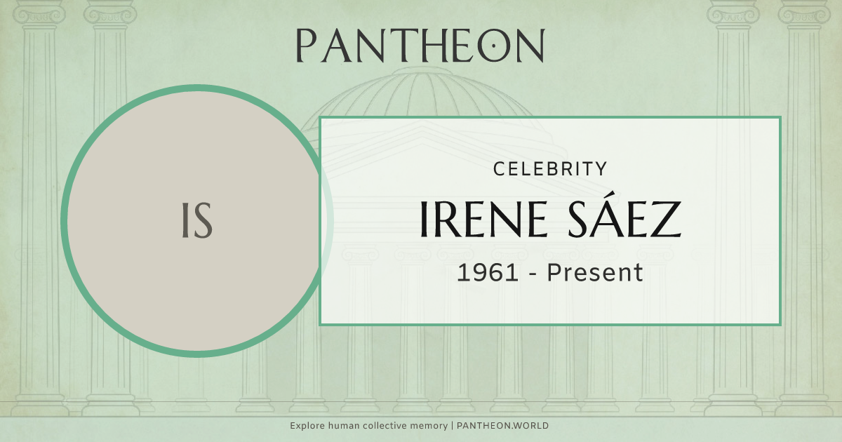 Irene Sáez Biography | Pantheon