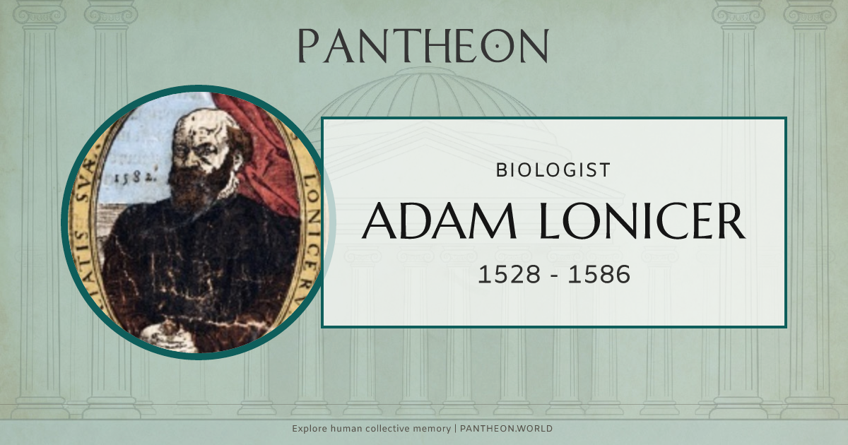 Adam Lonicer Biography | Pantheon