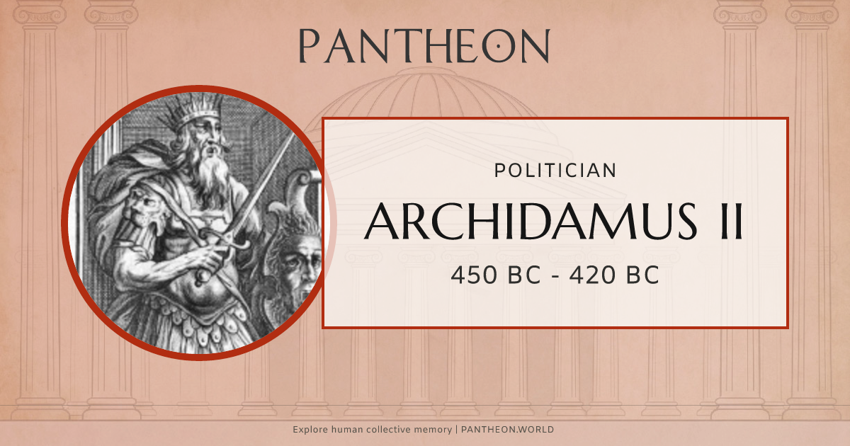 Archidamus II Biography | Pantheon