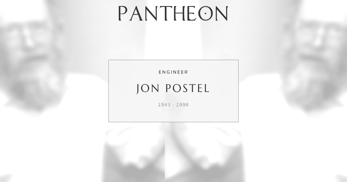 Jon Postel Biography | Pantheon