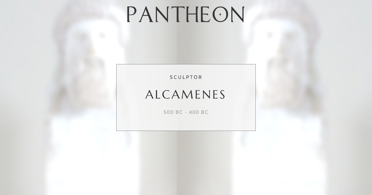 Alcamenes Biography | Pantheon