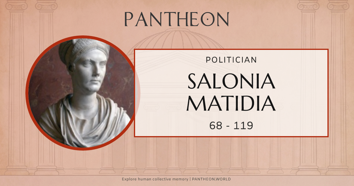 Salonia Matidia Biography | Pantheon