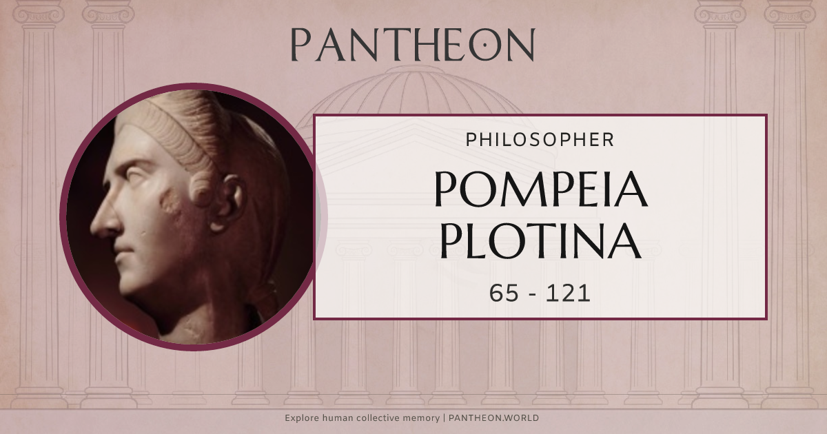 Pompeia Plotina Biography | Pantheon