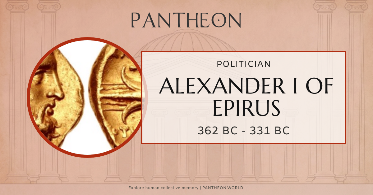 Alexander I of Epirus Biography | Pantheon