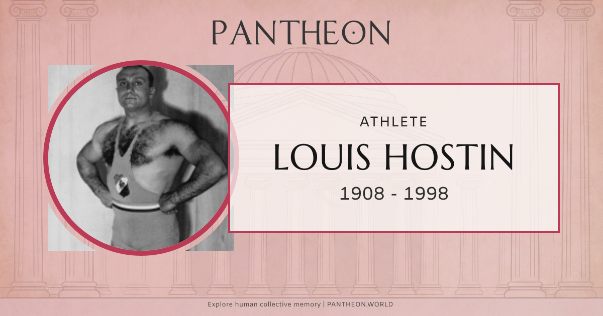 Louis Hostin Biography | Pantheon