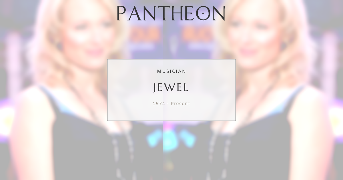 Jewel Biography | Pantheon