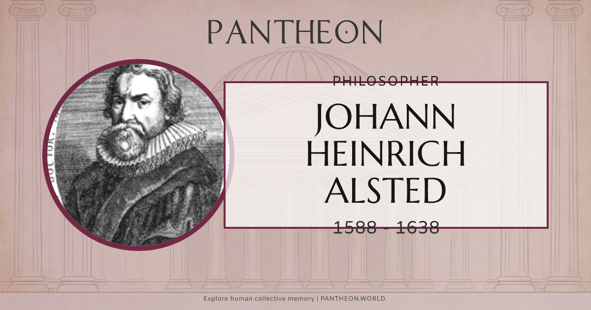 Johann Heinrich Alsted Biography | Pantheon