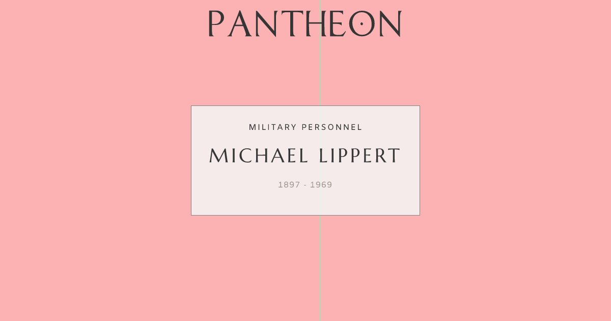 Michael Lippert Biography | Pantheon