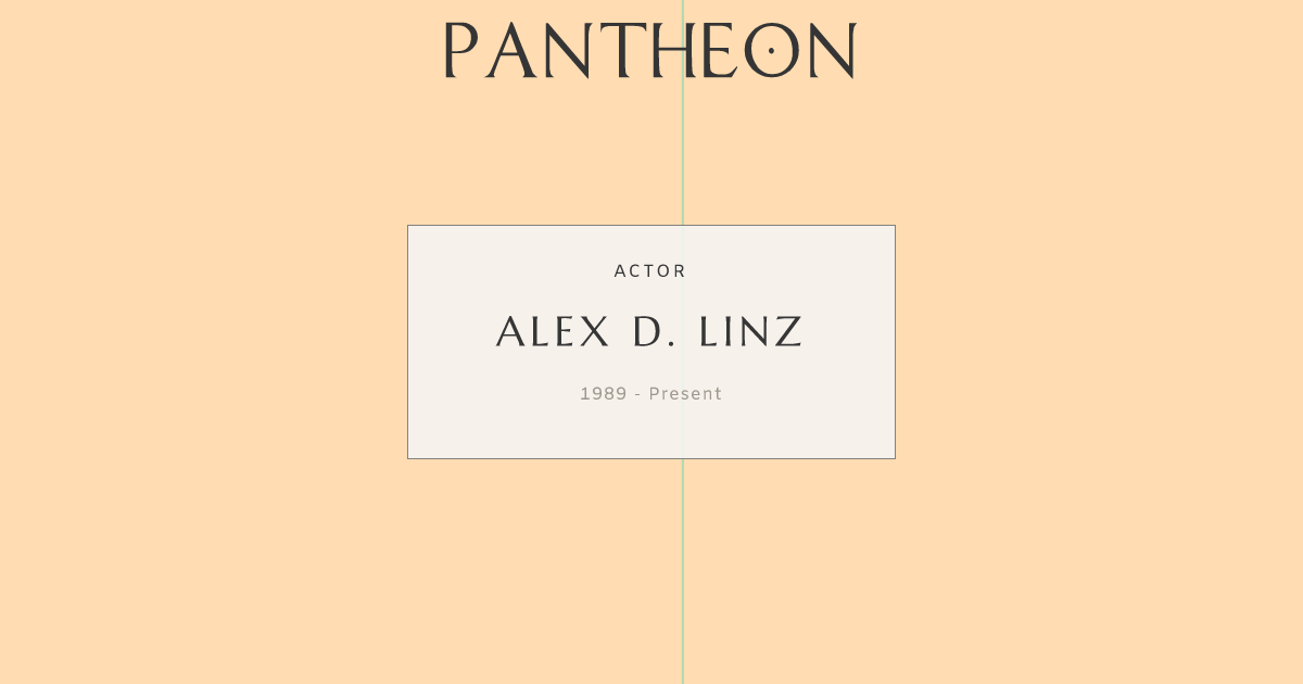 Alex D. Linz Biography | Pantheon