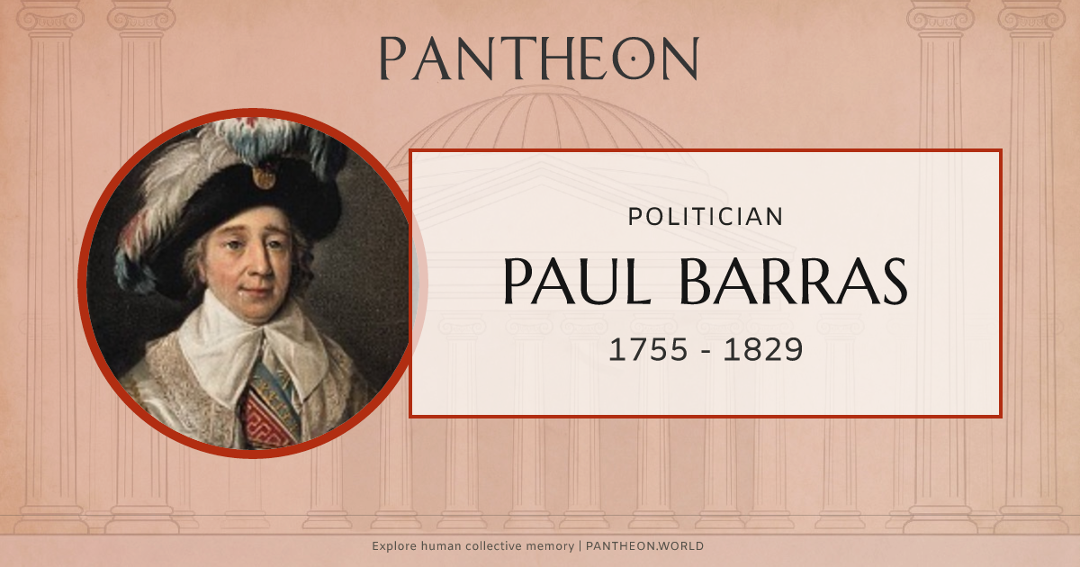 Paul Barras Biography | Pantheon