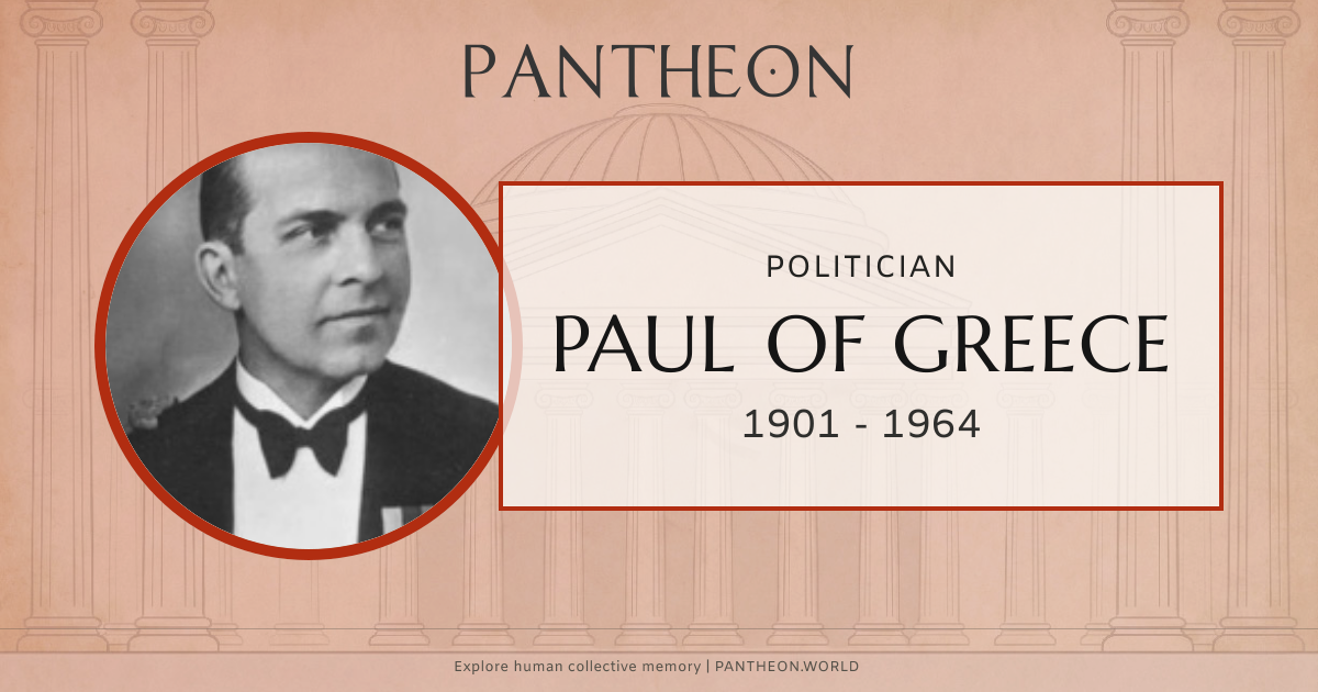 Paul of Greece Biography | Pantheon