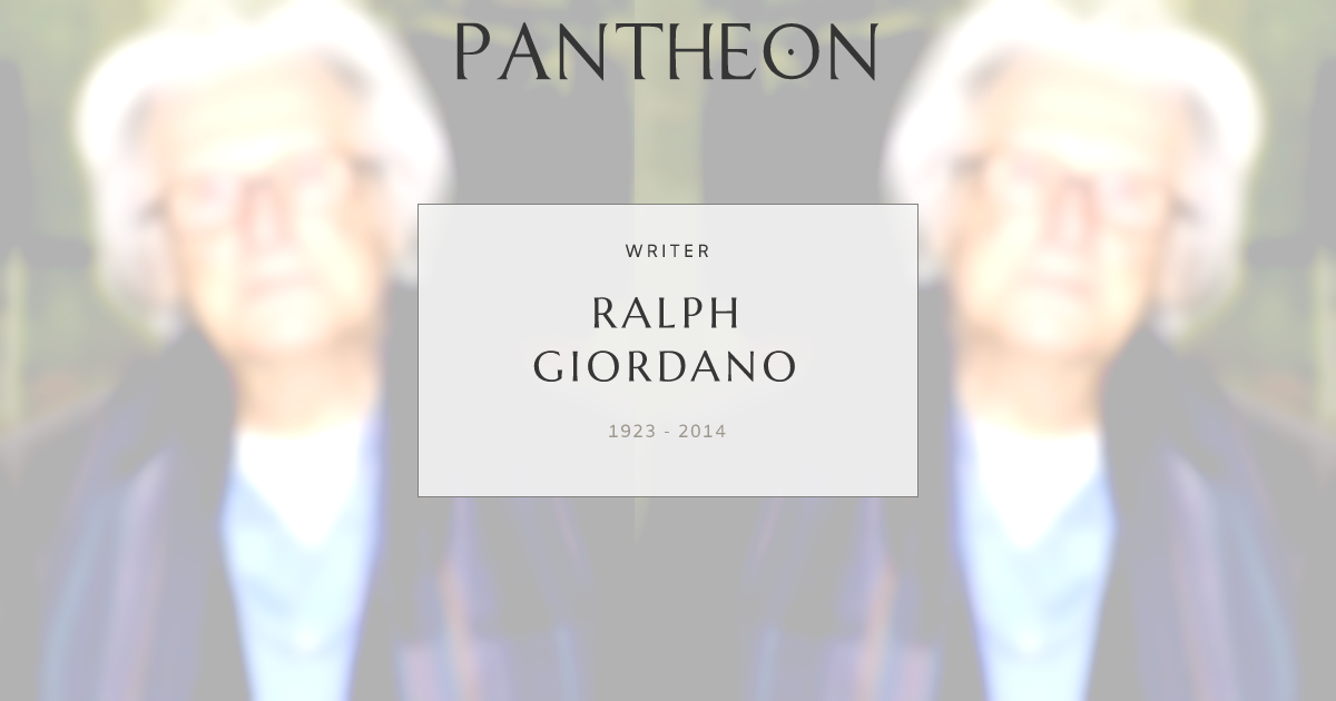 Ralph Giordano Biography | Pantheon