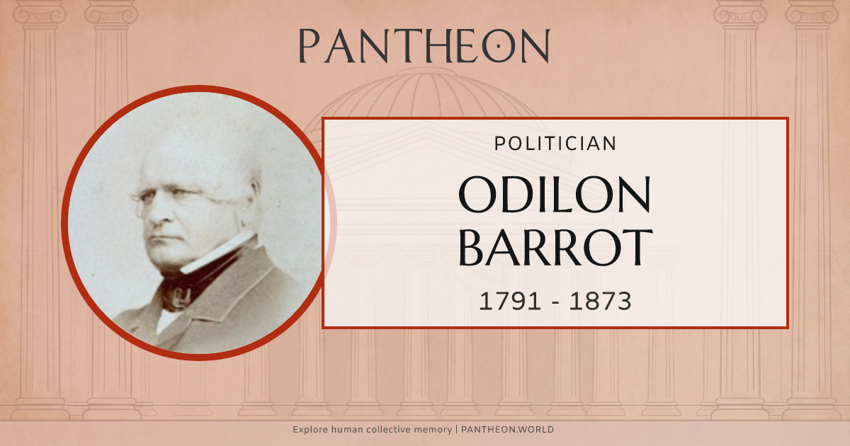 Odilon Barrot Biography | Pantheon