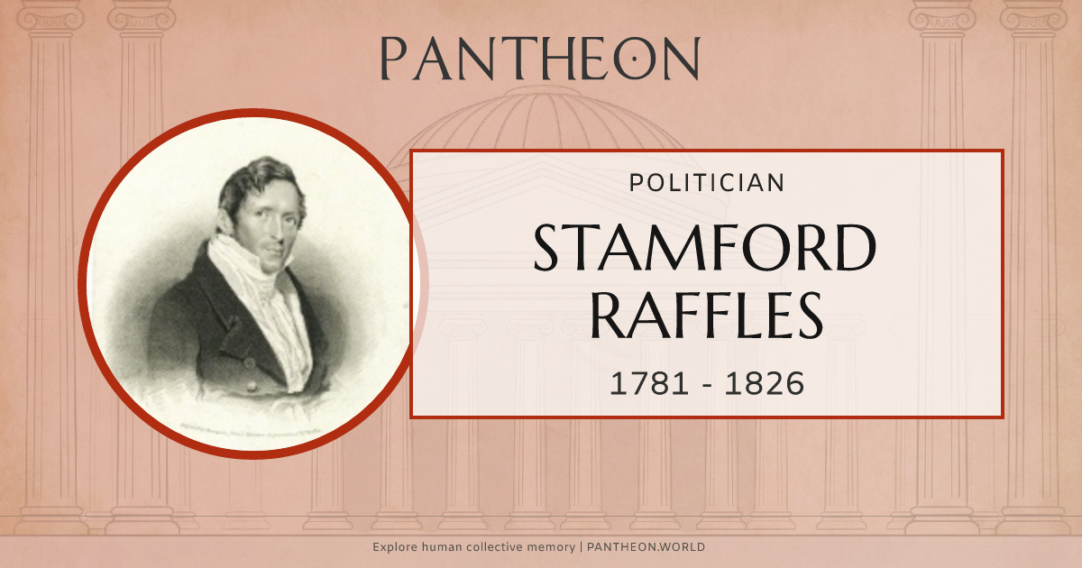 Stamford Raffles Biography | Pantheon