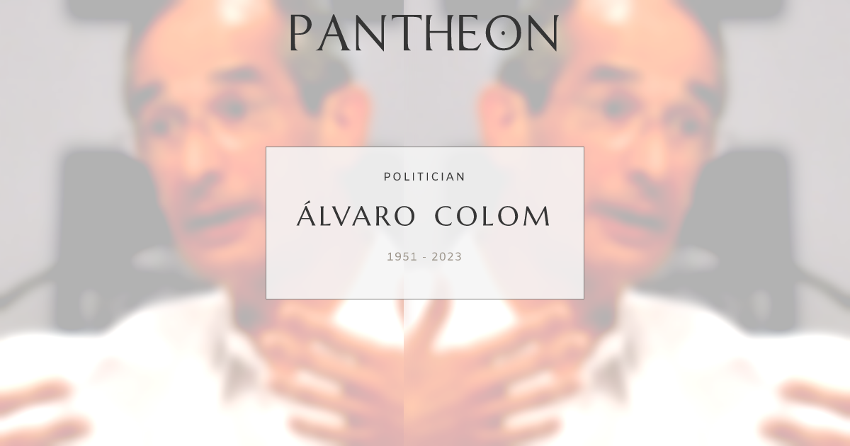 Álvaro Colom Biography | Pantheon