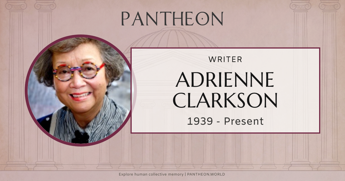 Adrienne Clarkson Biography | Pantheon