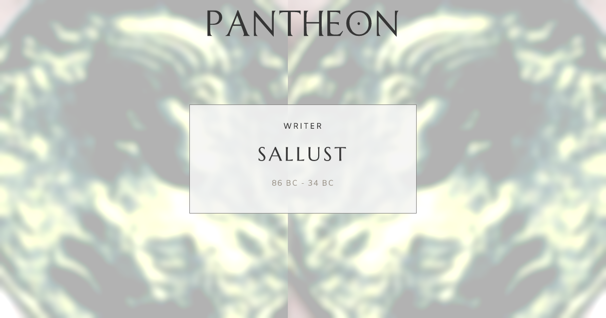 Sallust Biography | Pantheon