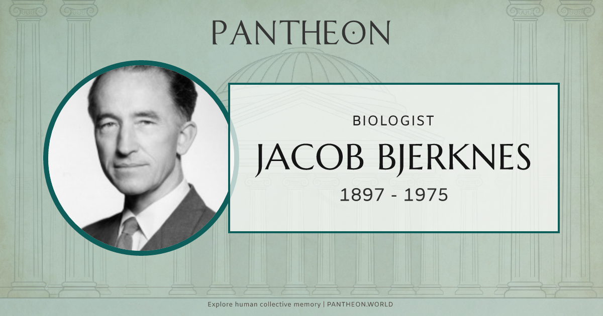 Jacob Bjerknes Biography | Pantheon