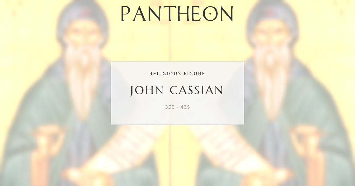 John Cassian Biography | Pantheon