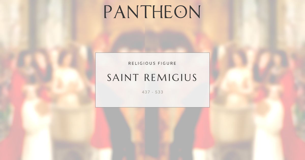 Saint Remigius Biography | Pantheon