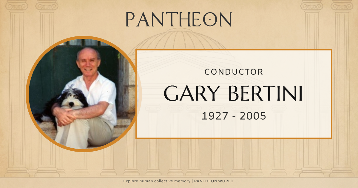 Gary Bertini Biography | Pantheon