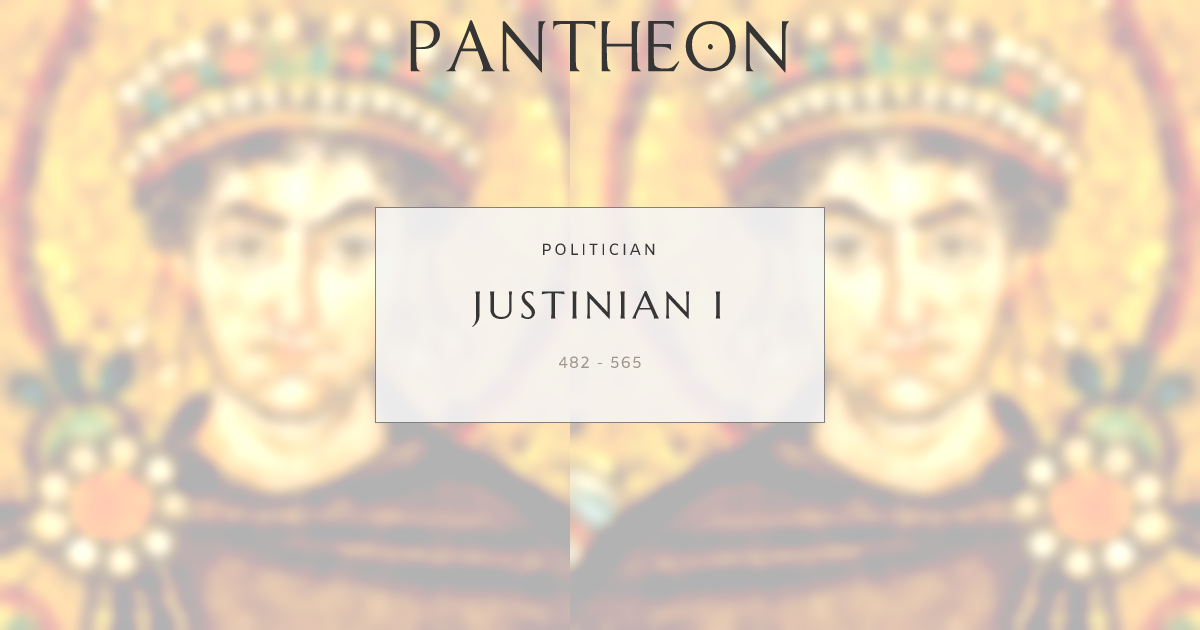 Justinian I Biography | Pantheon